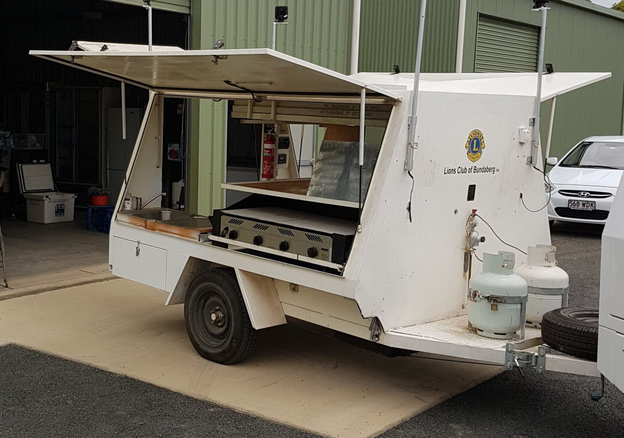 BBQ Kitchen Emergency Trailer - Bundaberg Lions Club